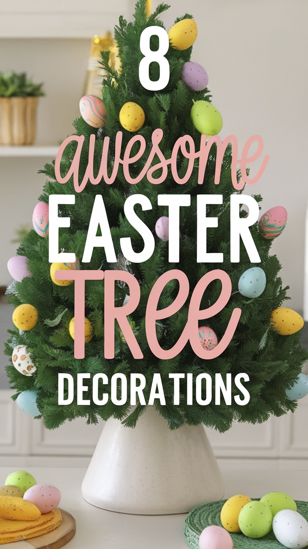 8 Creative Homemade Easter Tree Ideas - cozylivingroomideas.com