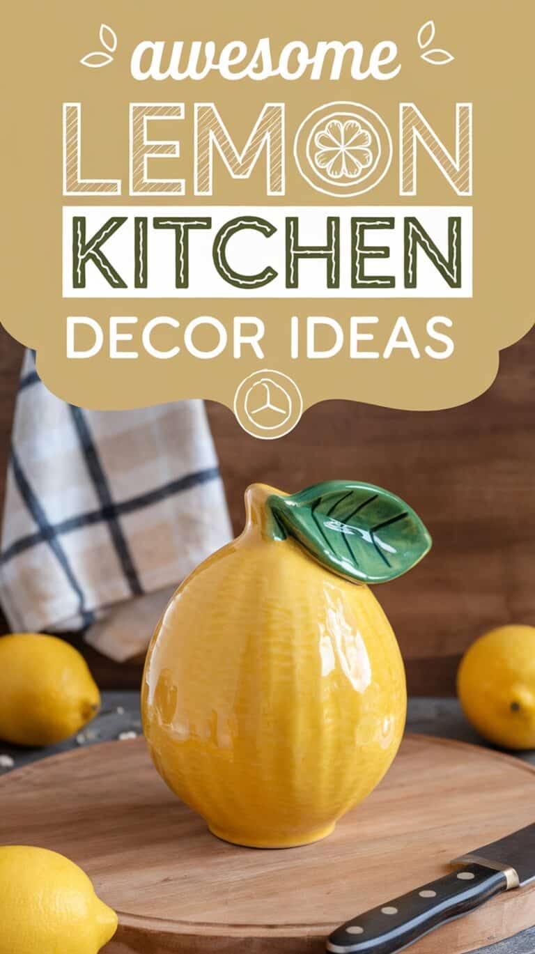 Using Lemon Kitchen Decor Accents Without Going Overboard ...