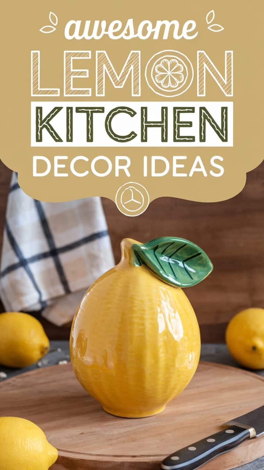 Using Lemon Kitchen Decor Accents Without Going Overboard ...