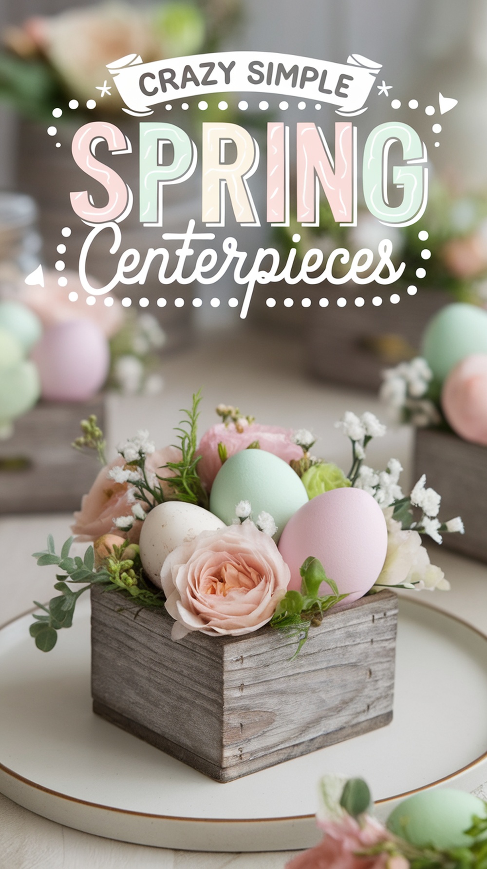 How to Make Stunning Dollar Tree Cheap Spring Centerpieces ...