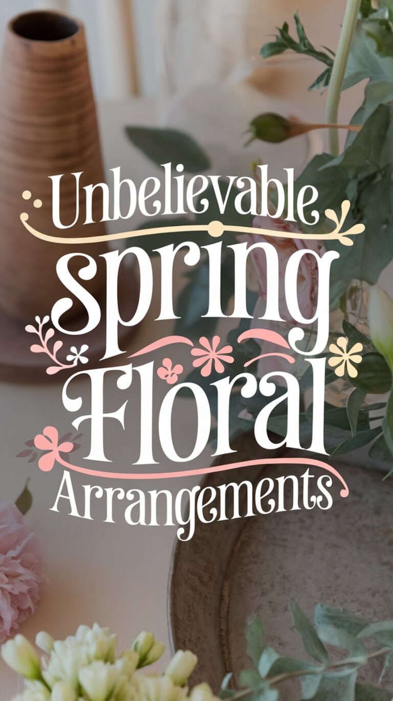 Designing Elegant Spring Flower Arrangements That Look Amazing ...