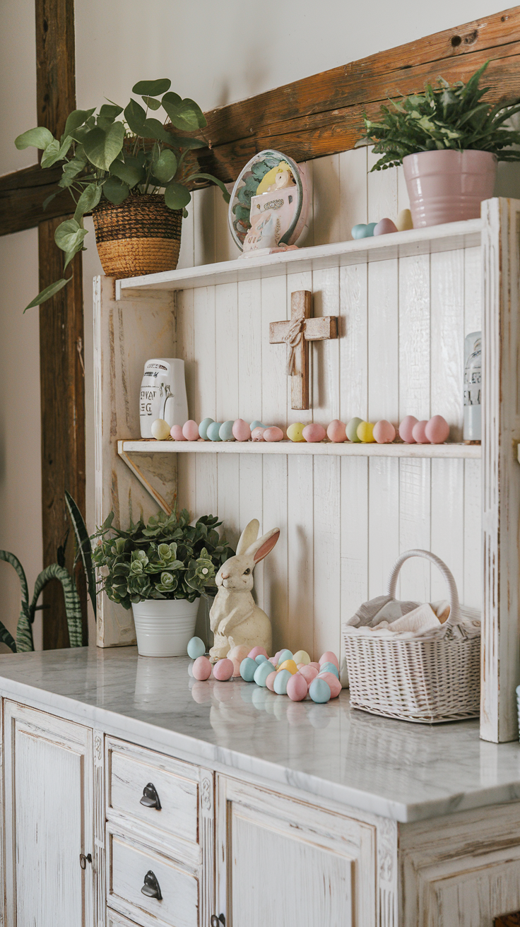 9 Adorable Easter Farmhouse Coffee Bar Decor Ideas ...