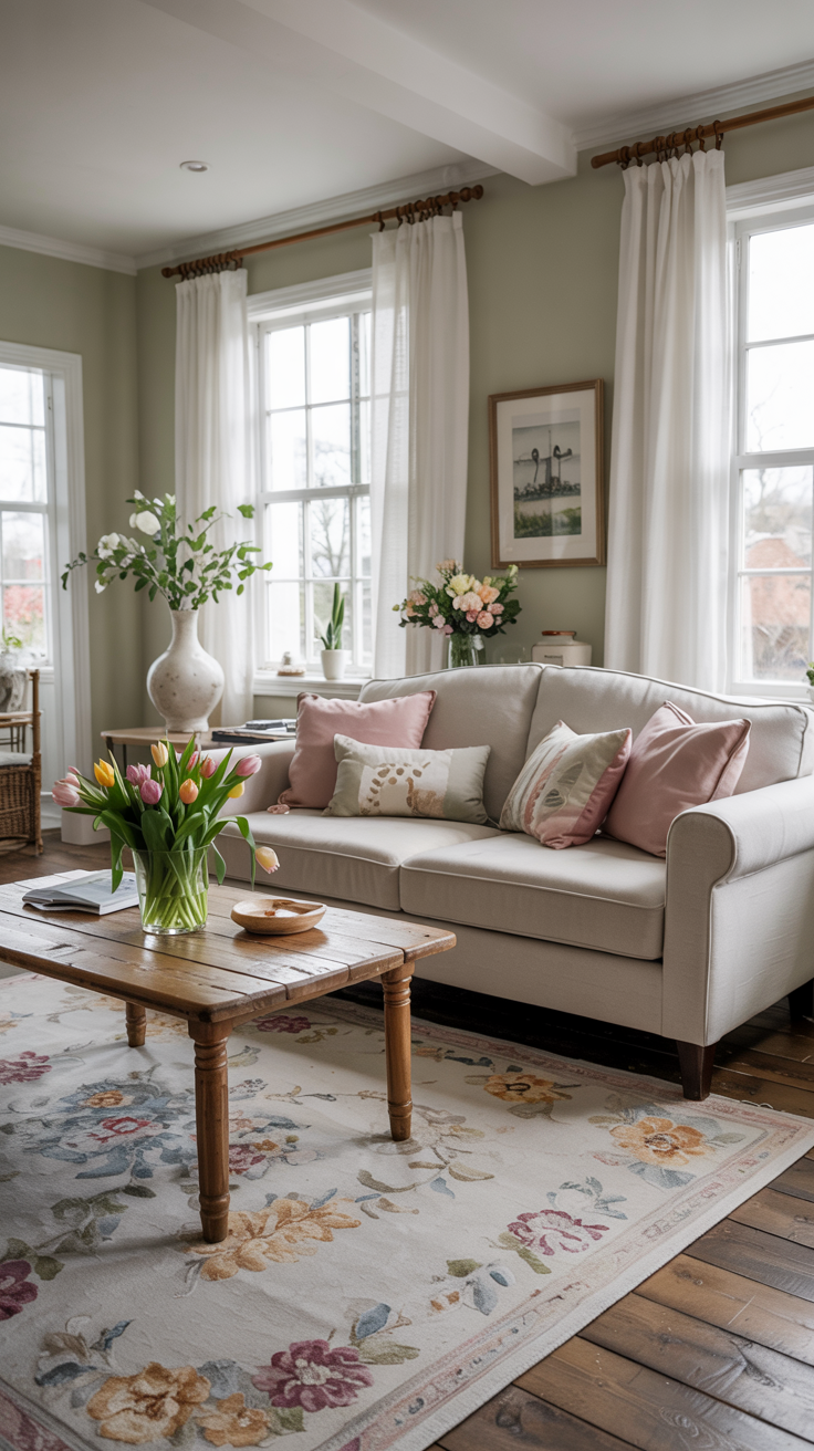 How to Style Living Room Spring Home Decor That Feels Fresh ...
