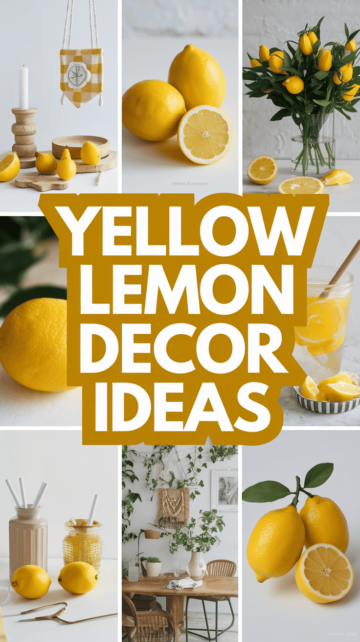 Creative Ways to Use Artificial Lemons for Decoration That Impress ...