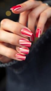 16 Candy Cane Nail Designs to Sweeten Your Mani - cozylivingroomideas.com