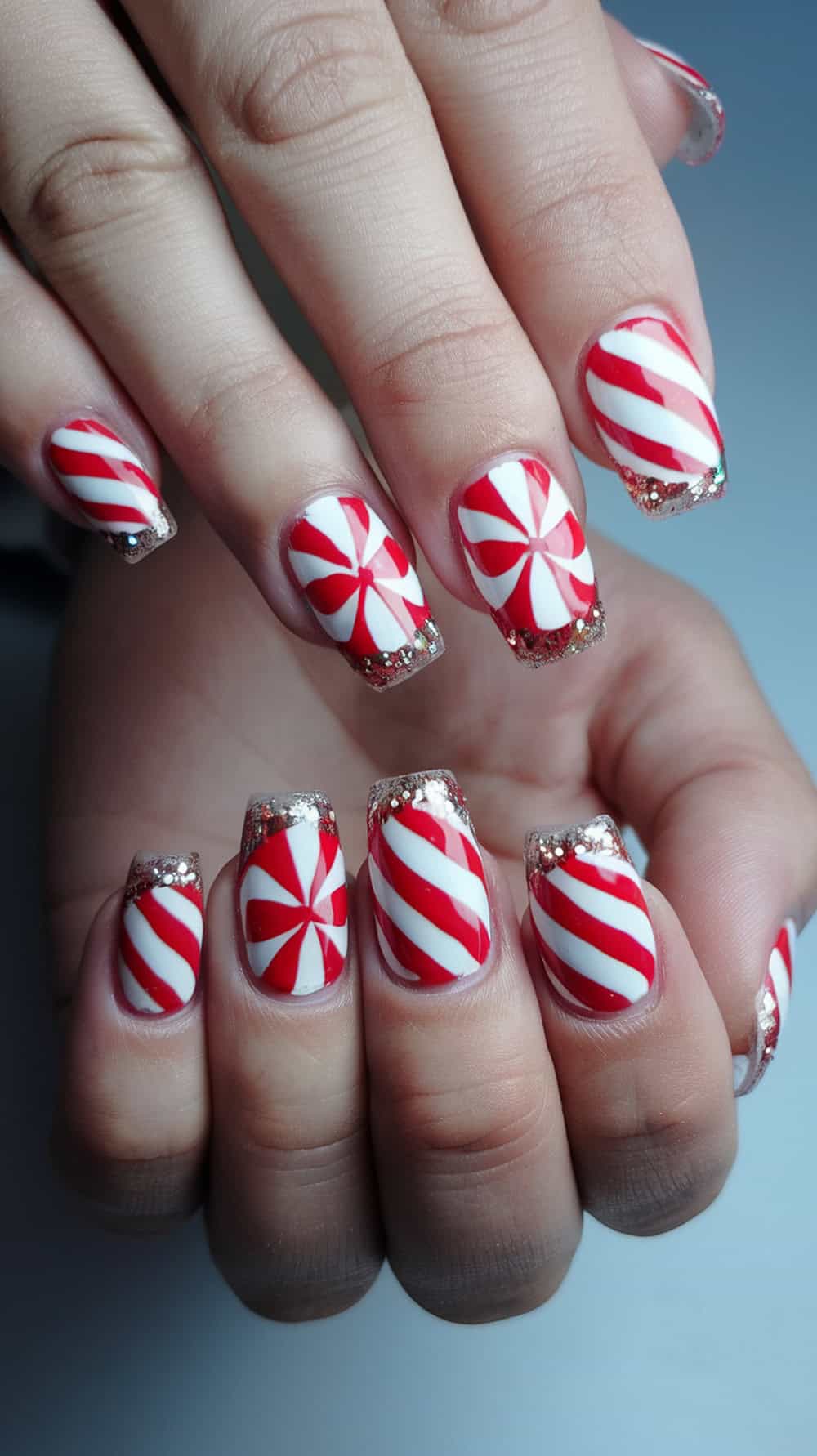 16 Candy Cane Nail Designs to Sweeten Your Mani - cozylivingroomideas.com