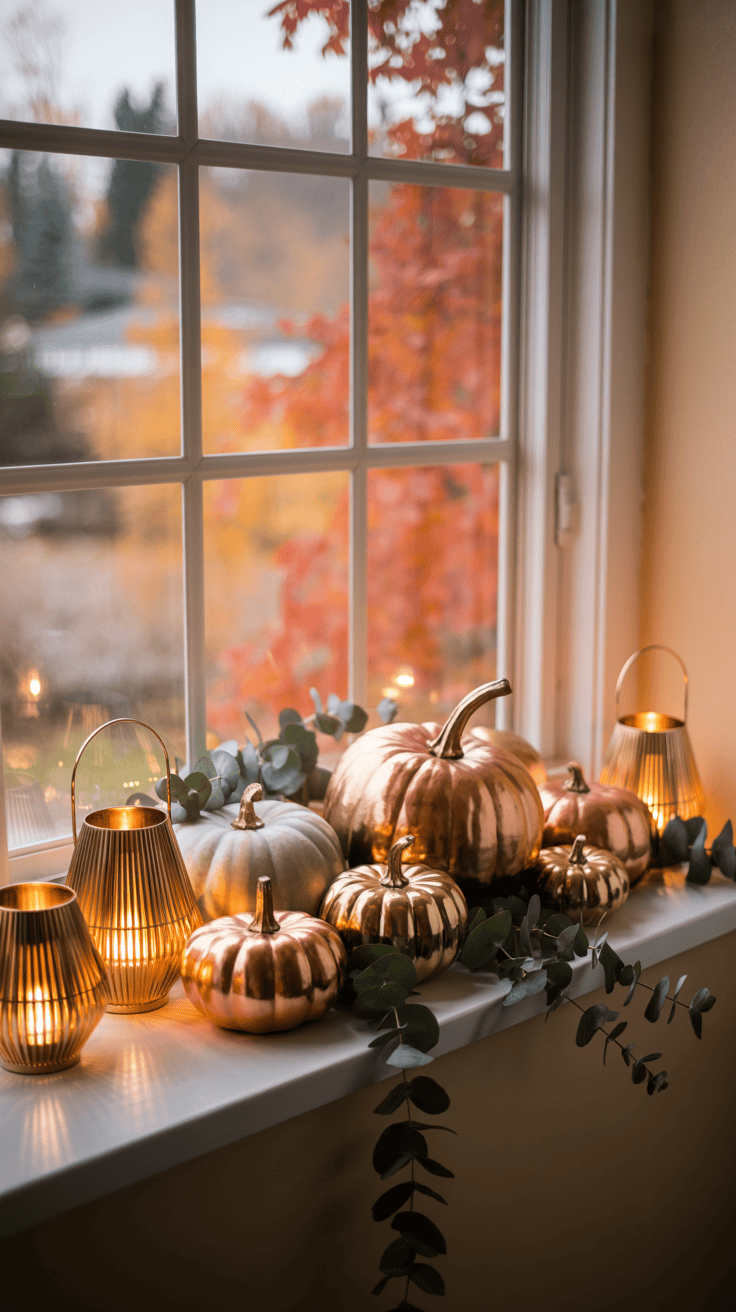 Fall Kitchen Window Decor That Adds Instant Charm - cozylivingroomideas.com