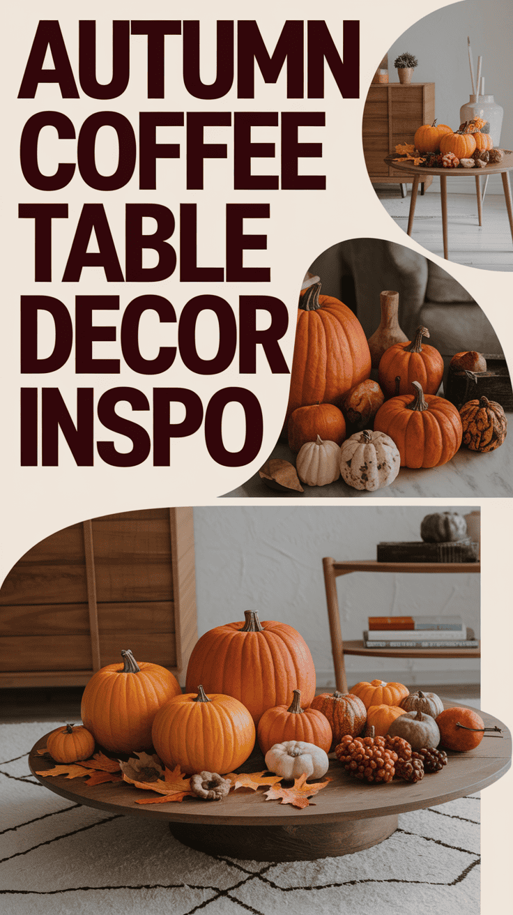Autumn Coffee Table Decor Ideas for a Cozy Living Room ...