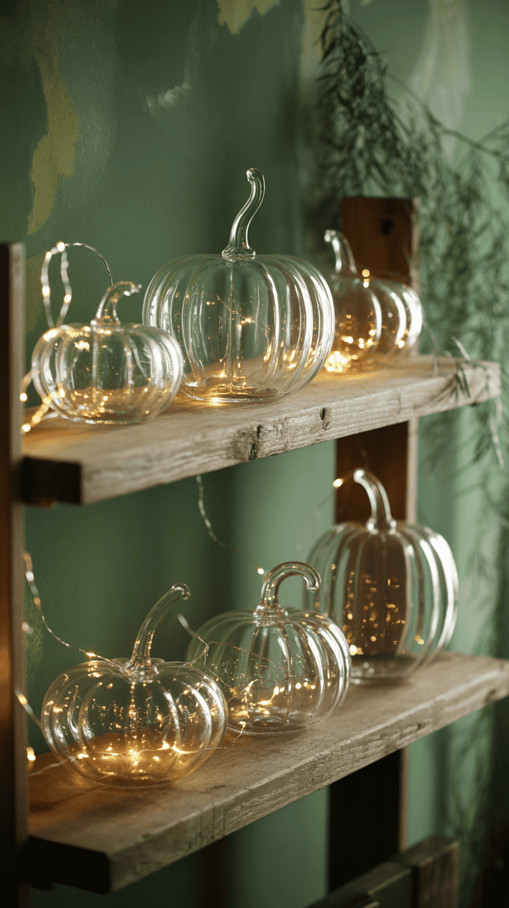 Decorating With Glass Pumpkins for an Elegant Fall Touch ...