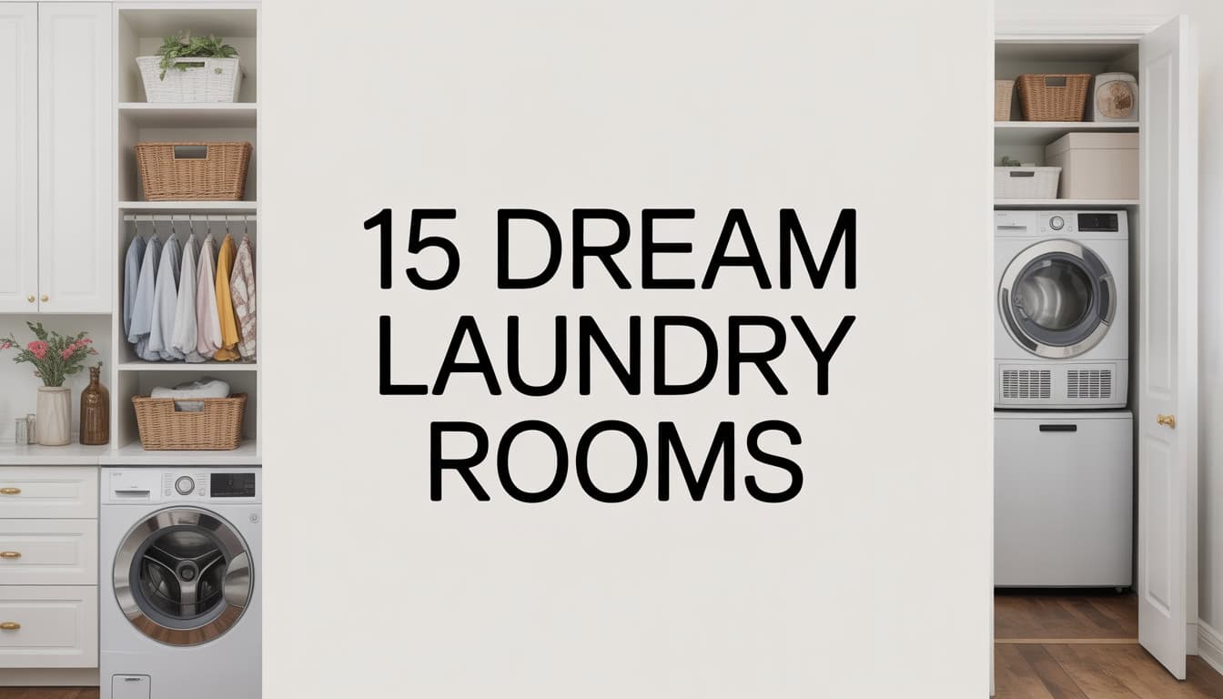 15 Dream Laundry Room Ideas for Busy Moms - cozylivingroomideas.com