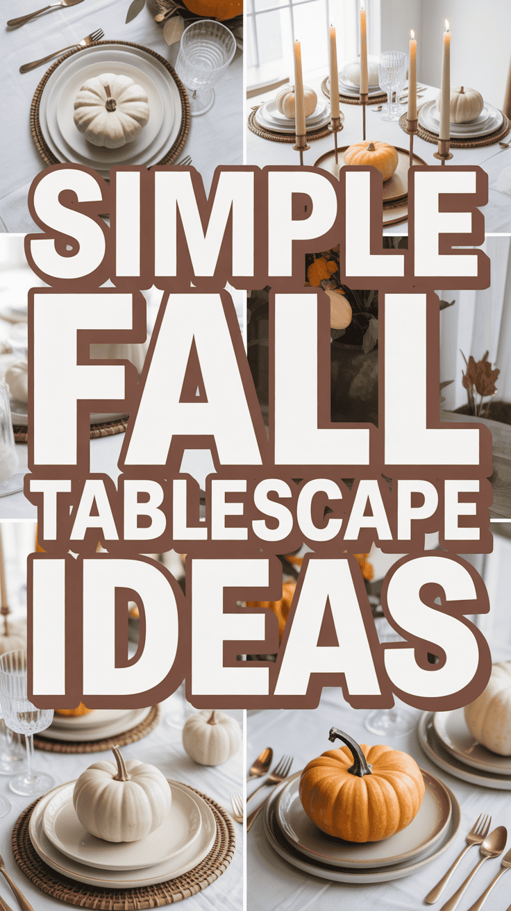 8 Fall Tablescape Ideas Perfect For Seasonal Gatherings ...